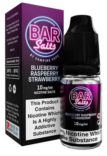 Vampire Vape Blueberry Raspberry Strawberry 10mg Nic Salts | FREESMO ...
