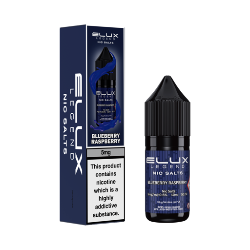ELux Legend Blueberry Raspberry 5mg Nic Salts | Premium Nicotine Salts ...