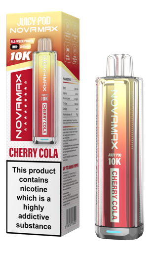 Cherry Cola Novamax 10K Prefilled Pod Kit | FREESMO smoke-free products ...