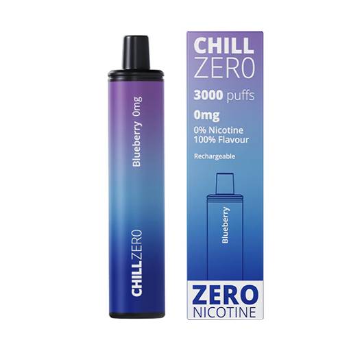 Chill Zero Blueberry Disposable Vape | FREESMO smoke-free products ...