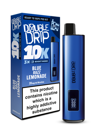 Blue Razz Lemonade Double Drip 10K Vape | FREESMO smoke-free products ...