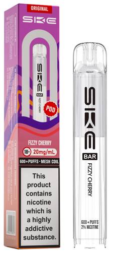 SKE Bar 600 Fizzy Cherry Prefilled Pod 20mg | FREESMO smoke-free ...