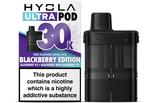 Hyola Ultra 30K Blackberry Edition Vape Pods | FREESMO smoke-free ...