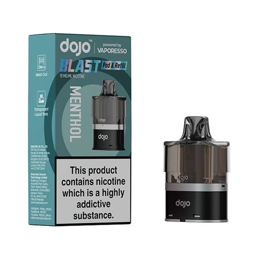Menthol Dojo Blast 6k Pods 10mg | FREESMO smoke-free products, free ...