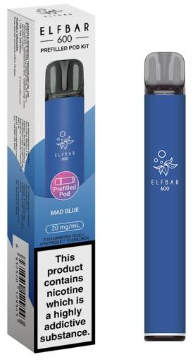 Mad Blue Elf Bar 600 Prefilled Pod Kit | FREESMO smoke-free products ...