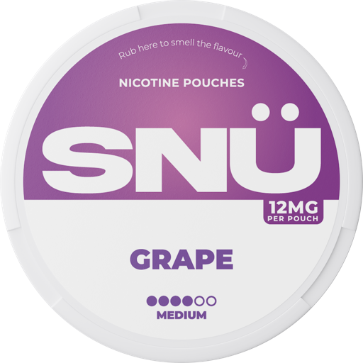 Grape 12mg Nicotine Pouches | FREESMO smoke-free products, free shipping!