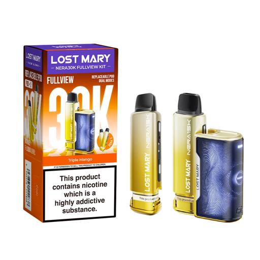 Triple Mango Nera Vape | Lost Mary Prefilled | FREESMO smoke-free ...