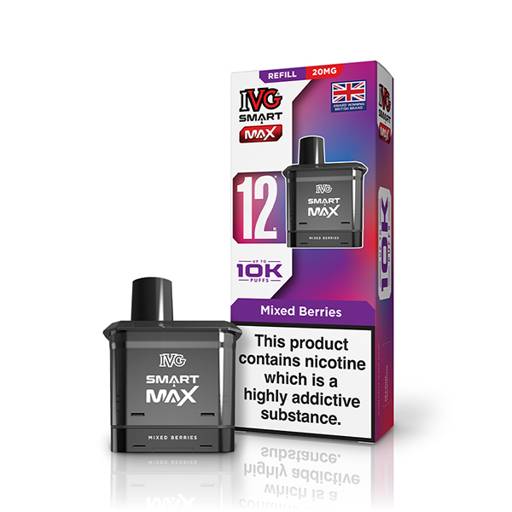 Mixed Berries IVG Smart Max Prefilled Pods | FREESMO smoke-free ...